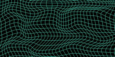 Premium Vector Abstract Distorted Wireframe Wave Vector Curve Surface