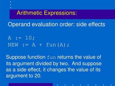 Ppt Assignment Statements And Arithmetic Expressions Powerpoint