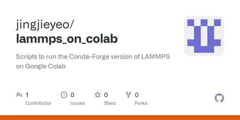 lammps on colab lammps on colab ipynb at main · jingjieyeo lammps on