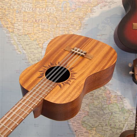 Baton Rouge V2 B8 Sun 8 String Baritone Ukulele — World Of Ukes Baton Rouge V2 B8 Sun 8 String Baritone Ukulele — World Of Ukes