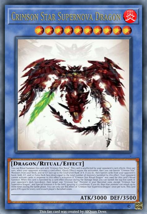 Yugi Oh Supernova Dragon