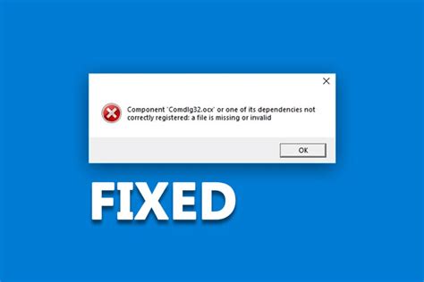 Fix Comdlg32ocx Missing In Windows 10 Techcult