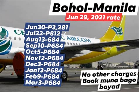 Lj Ocay Travel Services Bohol Manila Lowest Rate Today June 29 2021