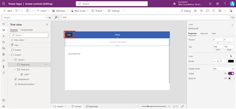 Add A Scrolling Screen To A Canvas App