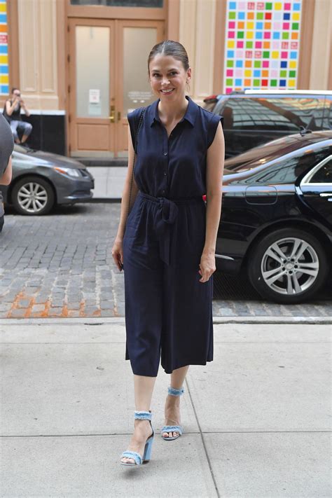 Sutton Foster Arrives At Crosby Street Hotel In New York 07312017
