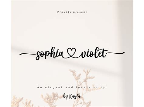 Connecting Heart Font Romantic Wedding Script Otf Etsy