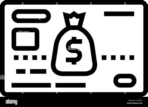 Credit Card Money Saving Line Icon Vector Illustration Stock Vector Image And Art Alamy