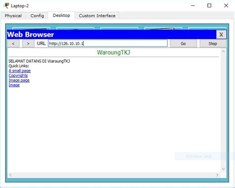 Konfigurasi Static Cisco Packet Tracer Server Router Switch Client