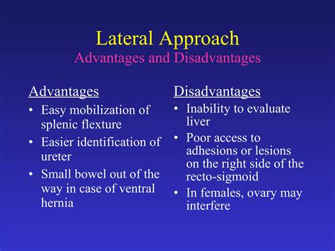 Laparoscopic Sigmoid Colon Resection For Diverticular Disease Ppt