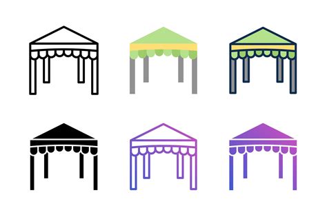 Canopy Icon Graphic By Lapiyee · Creative Fabrica
