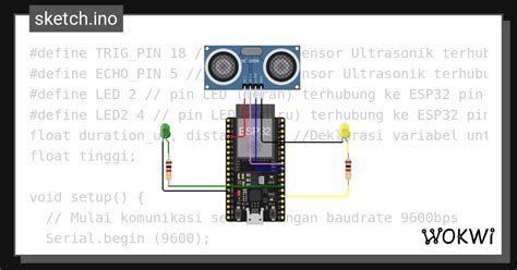 Sensor Jarak Wokwi Esp32 Stm32 Arduino Simulator Sensor Jarak Wokwi Esp32 Stm32 Arduino Simulator