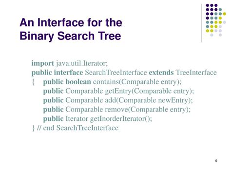 Ppt A Binary Search Tree Implementation Powerpoint Presentation Free