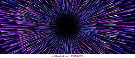 Abstract Starburst Dynamic Motion Lines Circular Stock Vector Royalty Free 2207682685