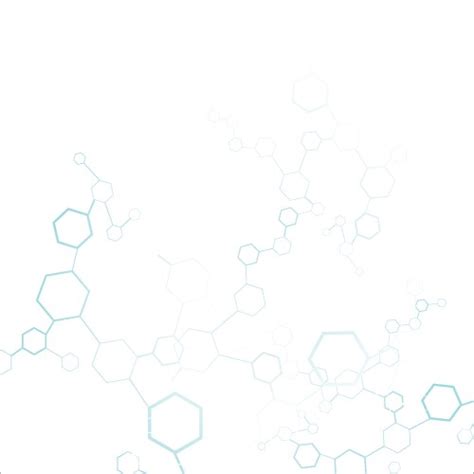 Molecular Abstract Structure And Genetic Vector Image