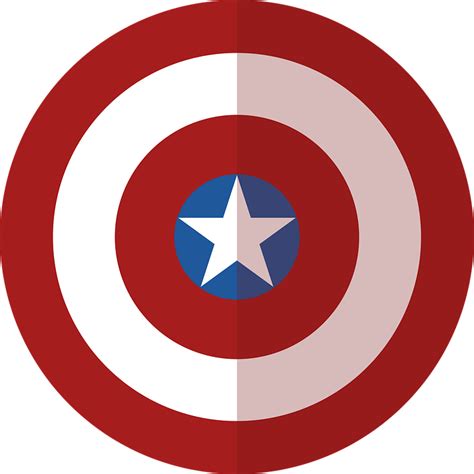 Download Shield Captain America Royalty Free Vector Graphic Pixabay