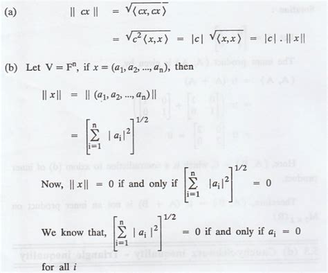 cauchy schwarz inequality triangle inequality