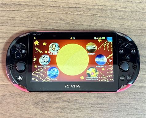 ☆美品 Psvita Pch 2000 Za15 ピンク／ブラック メルカリ