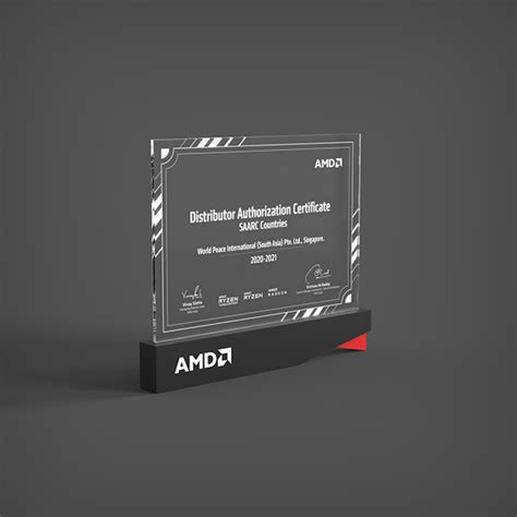 AMD Certificate Behance