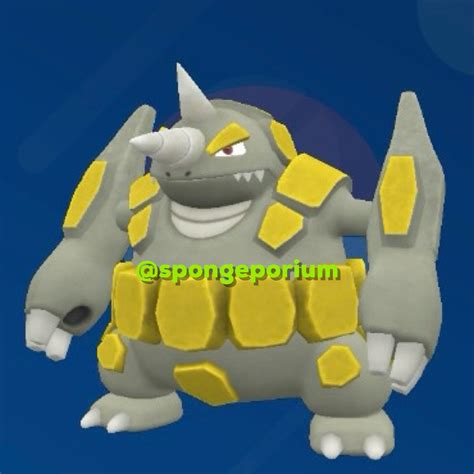 Shiny Rhyperior Pokemon Scarlet And Violet Nintendo Switch Video Gaming Gaming Accessories