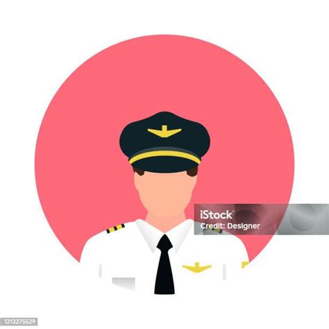 파일럿 아바타 플랫 아이콘입니다 플랫 벡터 일러스트 레이션 기호 디자인 요소 등장인물에 대한 스톡 벡터 아트 및 기타 이미지 등장인물 제어판 조종 Istock