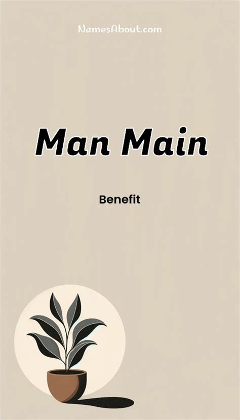 Man Main Name Meaning Origins Nicknames Sibling Ideas