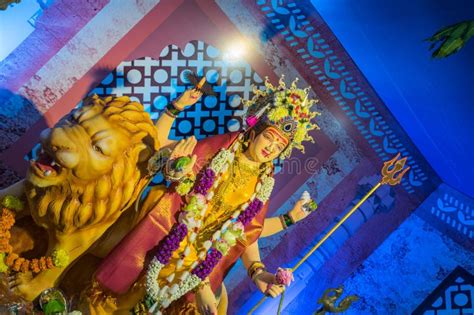 A Beautiful Idol Of Maa Durga Stock Photo Image Of Divine Durga
