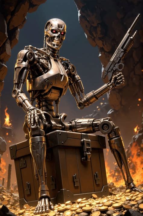 T800 Robot Detailed Refined Image Created By Bchieng Tensor Art