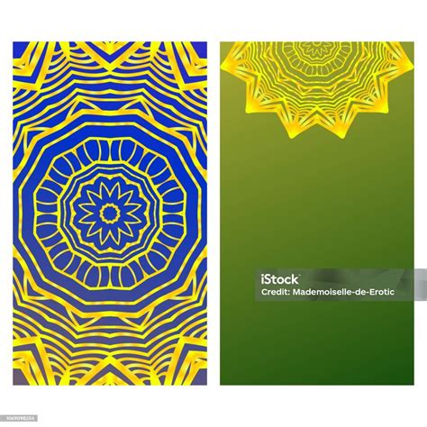 만다라 디자인 템플릿 카드입니다 Heathcare 라이프 스타일 전단지 벡터 일러스트 레이 션 0명에 대한 스톡 벡터 아트 및 기타 이미지 Istock