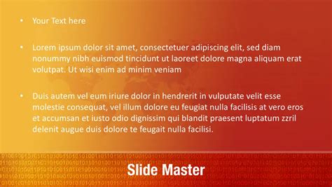 Binary World Map Powerpoint Templates Binary World Map Powerpoint