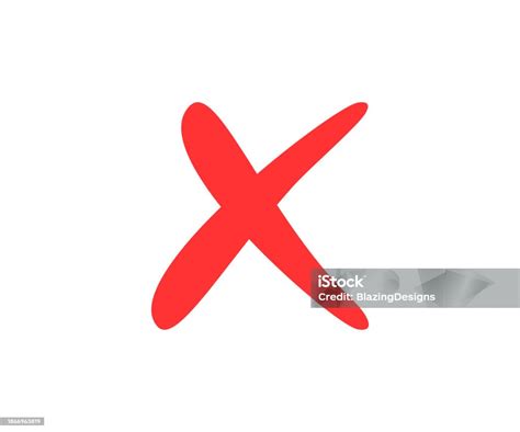 적십자 기호 아이콘입니다 X 기호 적십자 마크 No Sign 벡터 디자인 및 그림 알파벳 X에 대한 스톡 벡터 아트 및 기타 이미지 알파벳 X 확인표시 0명 Istock