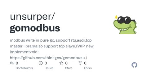 Github Unsurper Gomodbus Modbus Write In Pure Go Support Rtu Ascii Tcp Master Library Also