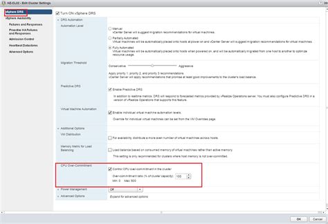 Vcenter Drs Cpu Over Commitment Bug Or Feature Vman