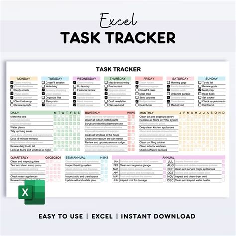 Task Management Excel Template