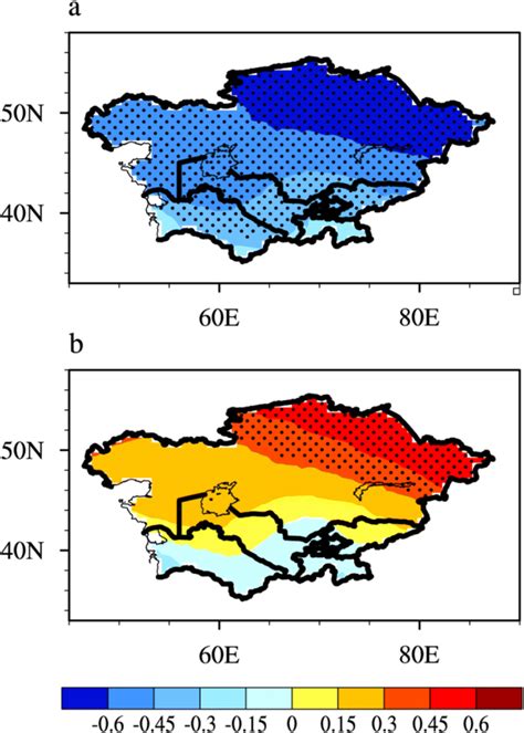 The Spatial Distributions Of The Correlation Coefficients Between The Download Scientific