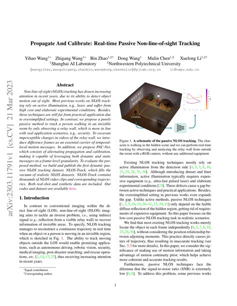 PDF Propagate And Calibrate Real Time Passive Non Line Of Sight Tracking