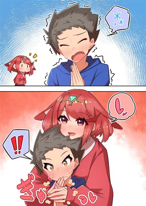 Pyra Warming Rex Ragau01 Xenoblade Rawwnime