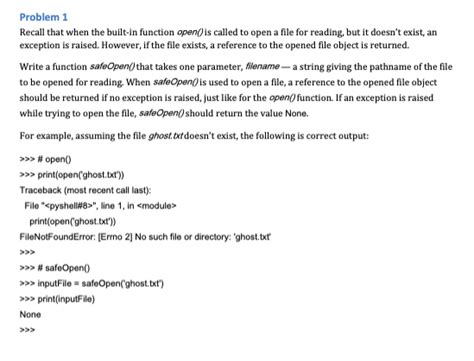 solved problem 1 recall that when the built in function