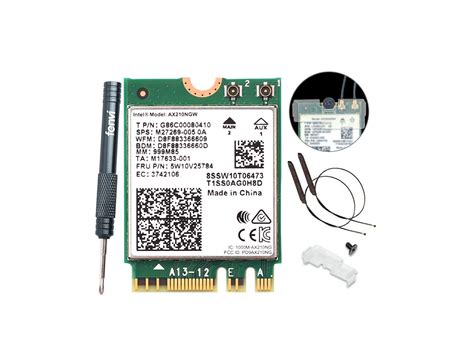 Fenvi Wi Fi E AX Ax WiFi Card Tri Band Mbps G G Wireless Module MU MIMO For