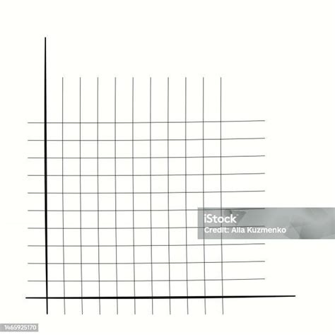 Grid Paper Mathematical Graph Cartesian Coordinate System With Xaxis Yaxis Squared Background