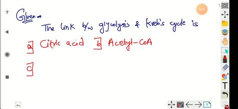 Solvedthe Compound That Enters The Krebs Cycle Is A Citric Acid B Oxaloacetic Acid C Pyruvic