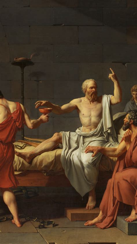 The Death Of Socrates By Jacques Louis David In 1787 Artofit