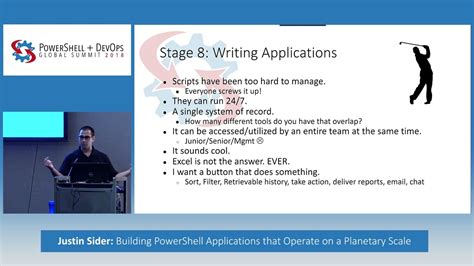 Building Powershell Applications That Operate On A Planetary Scale By Justin Sider Youtube