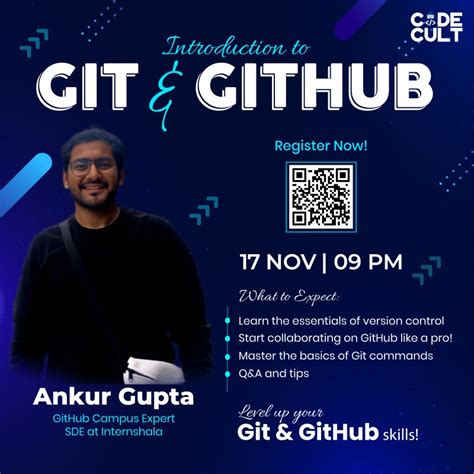 Code Cult On Linkedin 📢 Join Us For A Webinar On Git And Github Want