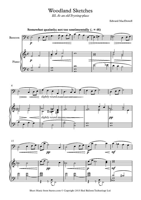 Free Bassoon Sheet Music Lessons And Resources