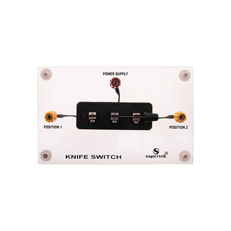Knife Switch Electrical Accessory With Insulated Plate Supertek