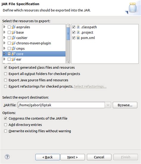 Build Is There A Way To Create An Action In Eclipse To Export My Jar To A Certain Directory