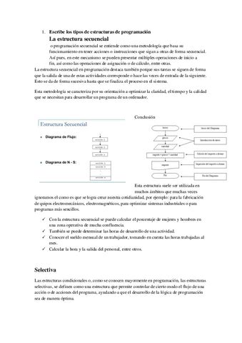 Tipos De Estructuras De Programacion Pdf