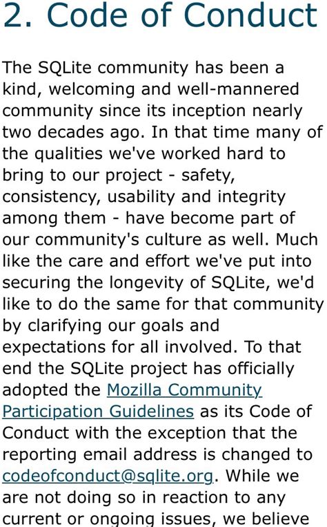 Thread By Antisocialjw2 Update Sqlite Has Been Assimilated By The Social Justice Borg It