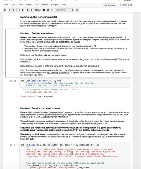 File Edit View Insert Cell Kernel Widgets Help Logout Chegg