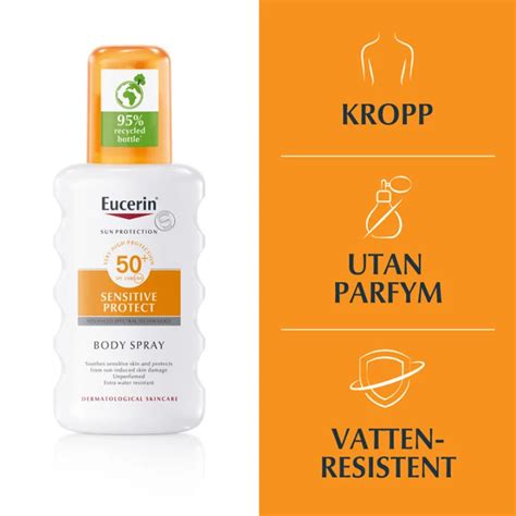 Eucerin Sensitive Protect Sun Spray Spf 50 200 Ml Apotek Hjärtat